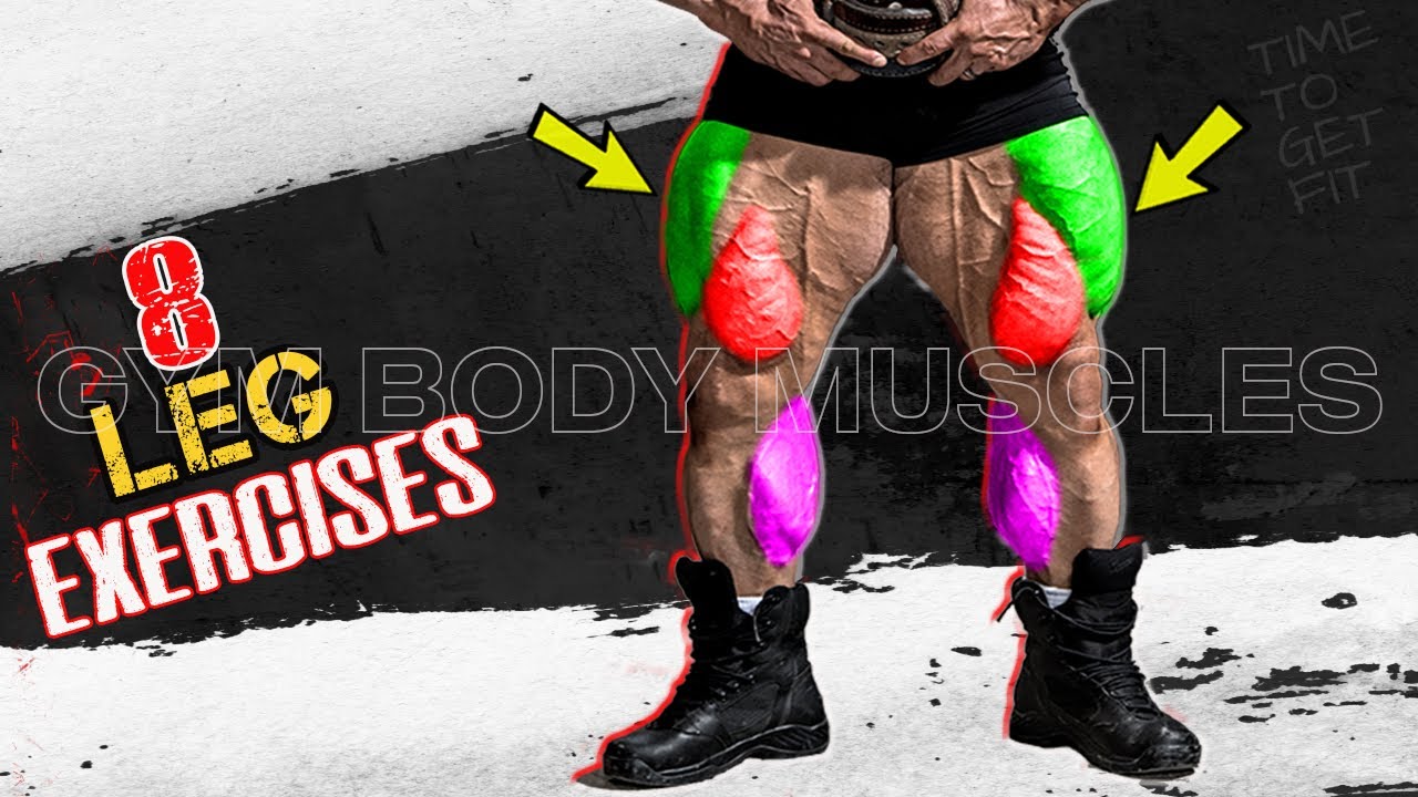 8 Best Leg Exercises for Building Muscle Mass - Gym Body Muscles - YouTube