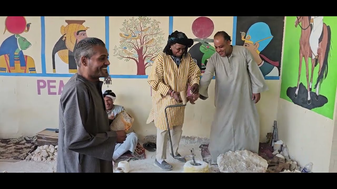 Alabaster Factory on the West Bank of the Nile in Luxor - Egypt Nov ...