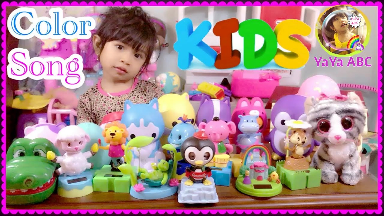 Learn Colors With Animals | Nursery Rhymes Color Songs For Baby - YouTube