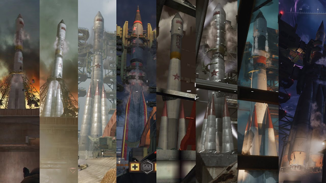 Call of Duty Zombies Ascension Evolution (BO1,BO3,BO4,BO7) - YouTube