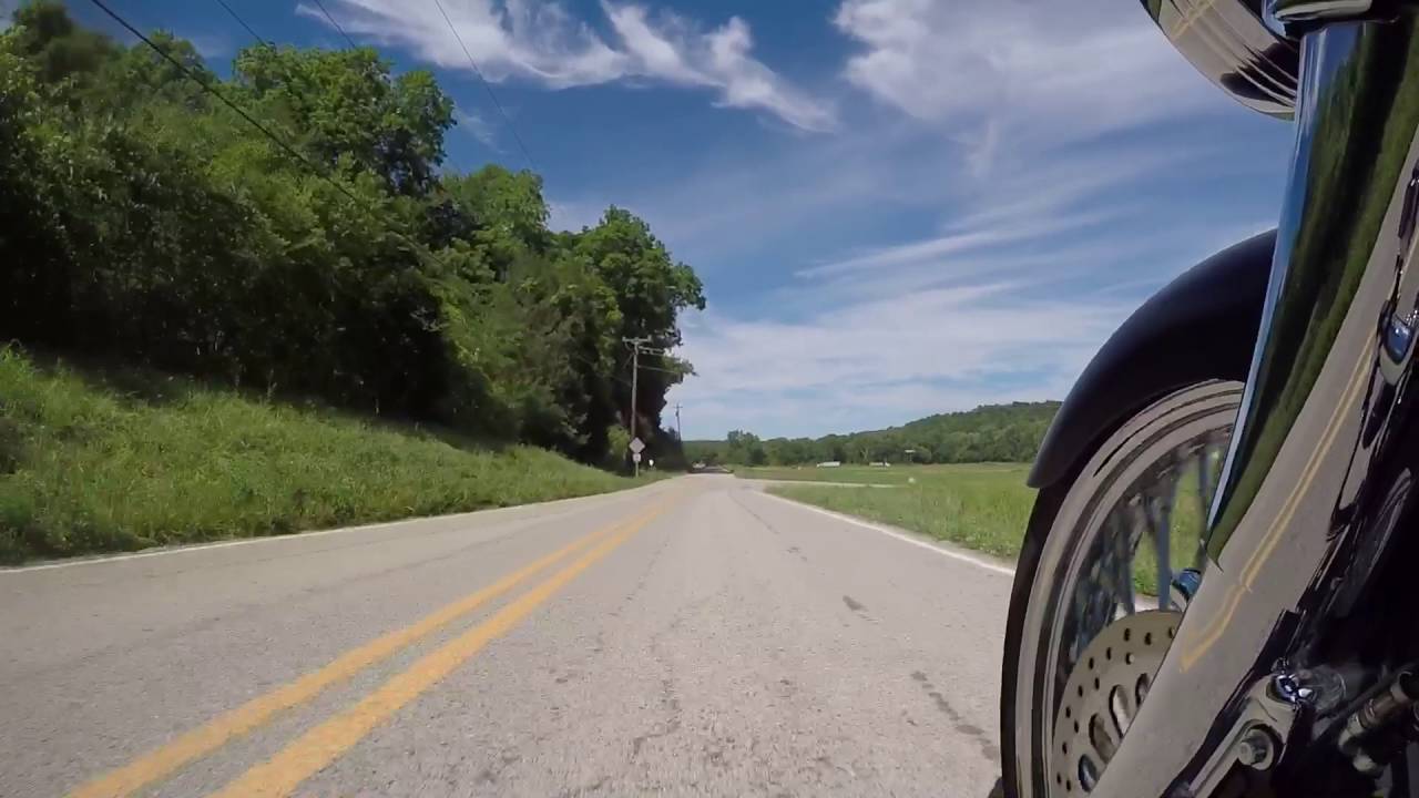 Cruising down some Ohio backroads on my 2013 custom Harley Davidson ...