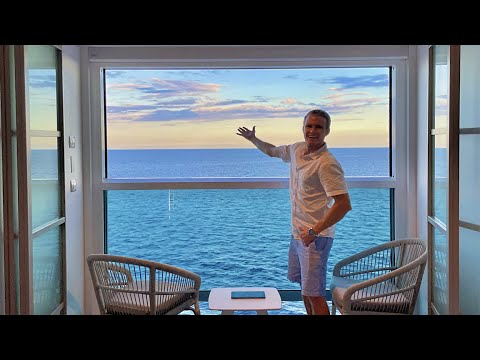 CELEBRITY APEX Cruise Vlog | Infinite Veranda BALCONY ROOM TOUR | Aqua ...