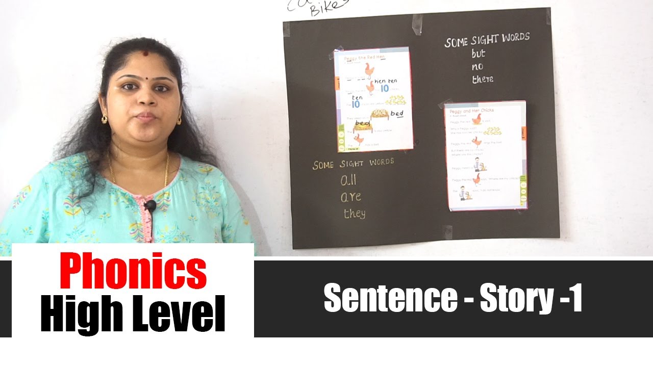 Sentence - Story -1 | Phonics High Level Part-3 | Phonic Sounds ...
