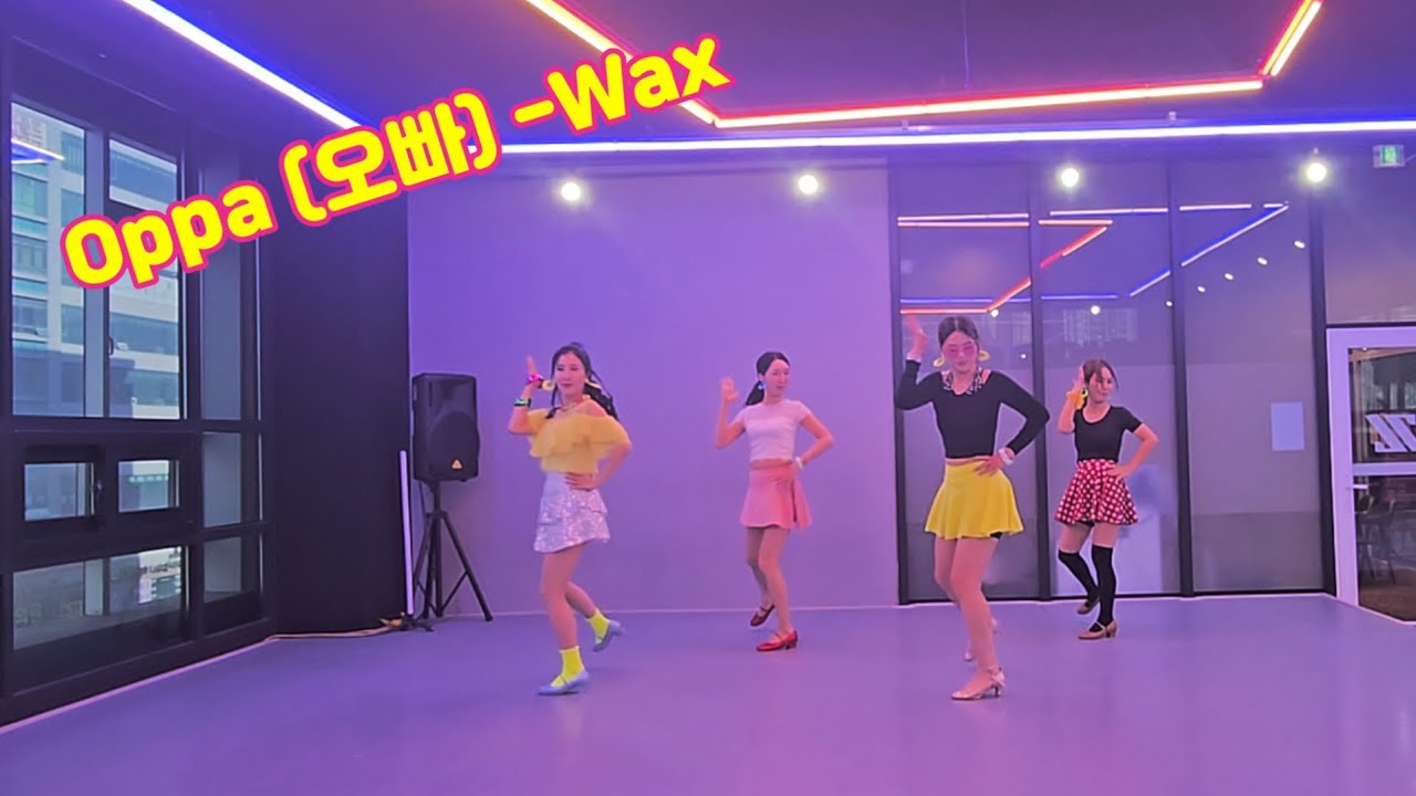 Oppa(오빠) Line Dance | 초급라인댄스 | 인천라인댄스 - YouTube