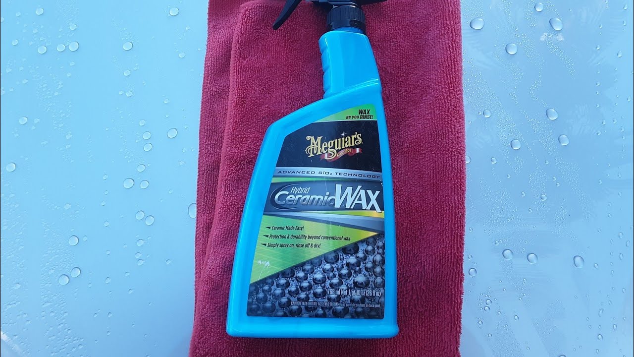 Meguiars Hybrid Ceramic Wax - Sio2 Infused Spray Coating - YouTube