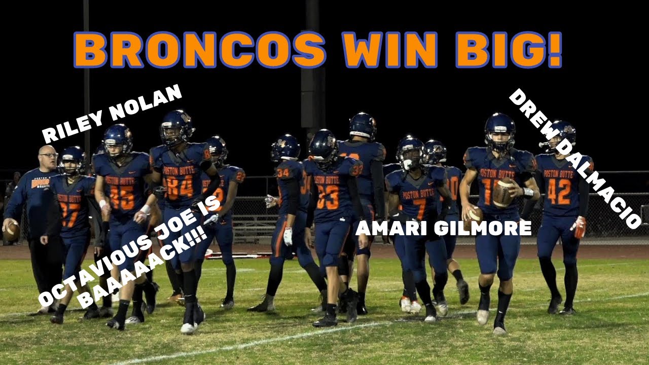 Poston Butte takes care of business!! Lead by Senior QB Andrew Dalmacio ...