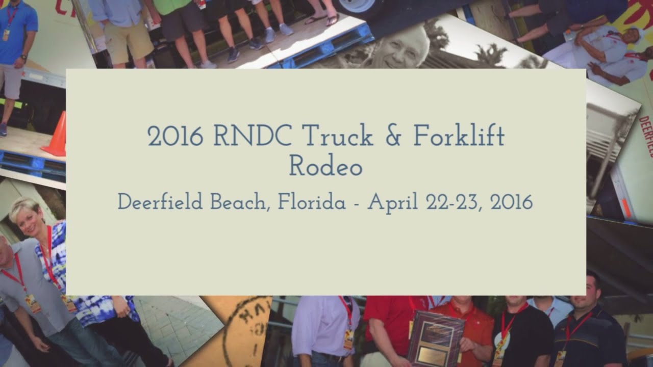 2016 RNDC National Truck & Forklift Rodeo - YouTube