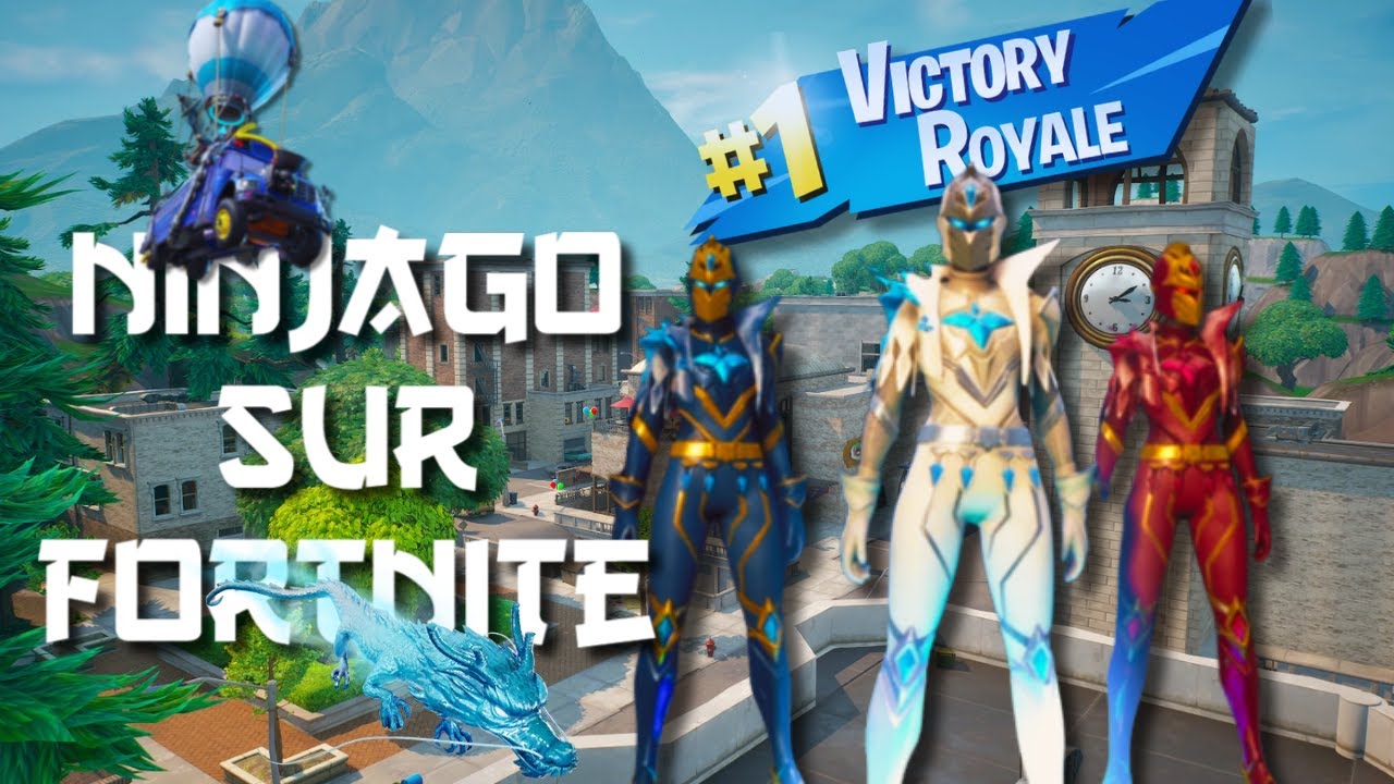 Ninjago Force sur fortnite Chapitre 1 - YouTube