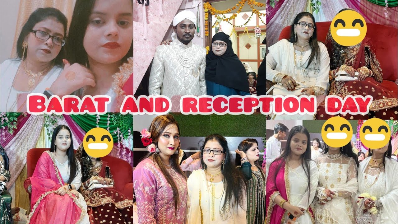 Barat day! cousin ki barat! grand reception vlog - YouTube