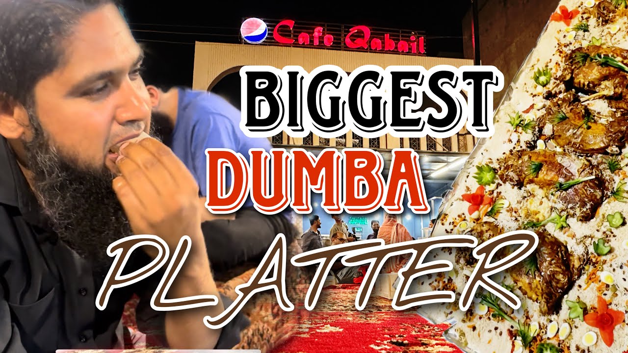 Biggest Dummba Platter of Pakistan | - YouTube