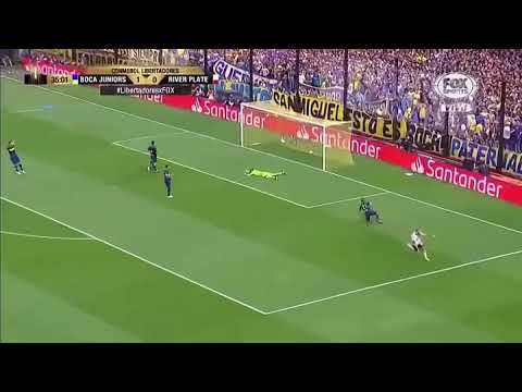 Gol de Lucas Pratto a Boca por la Copa Libertadores | Boca 2 - River 2 ...