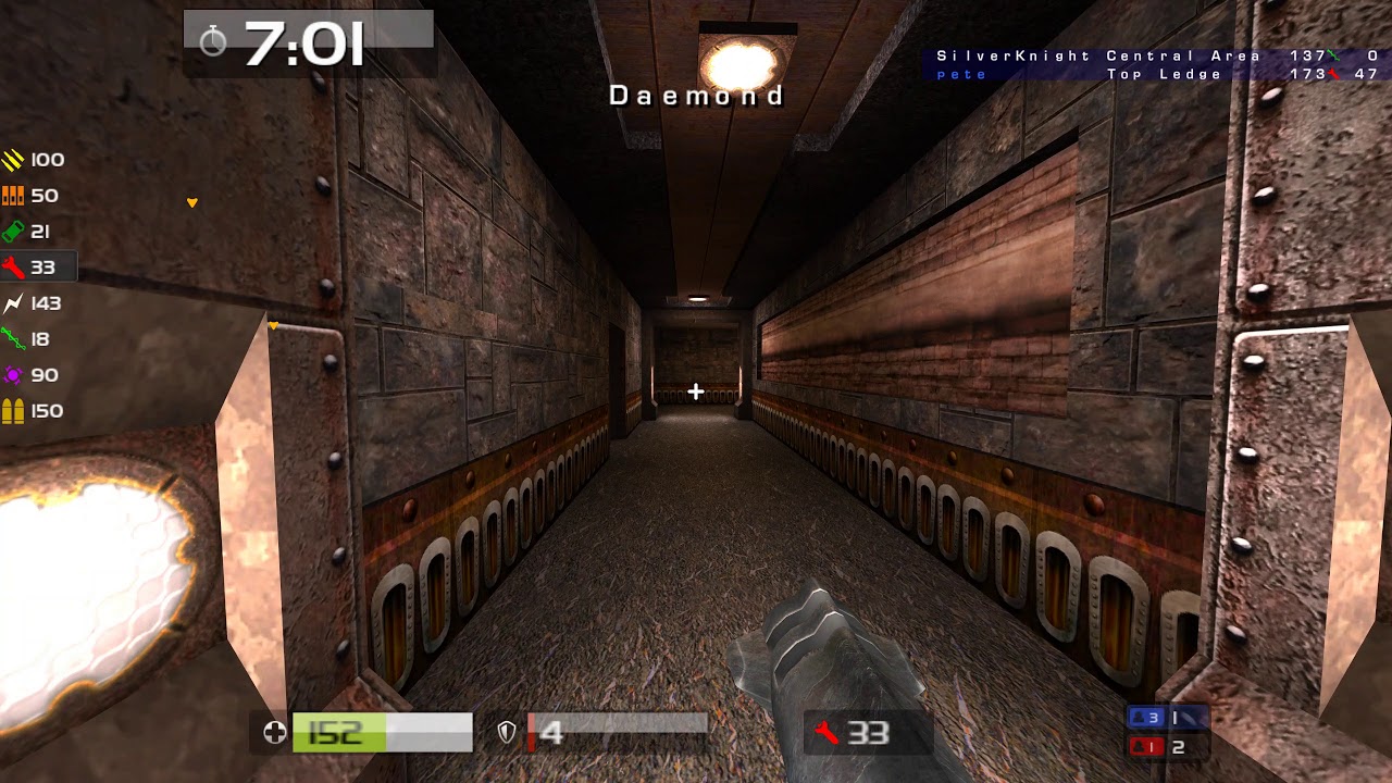 Quake Live: Clan Arena | 2018-12-29 | sysadminᵂᴬᴿᴾ | 14/8 | ra3map1 ...