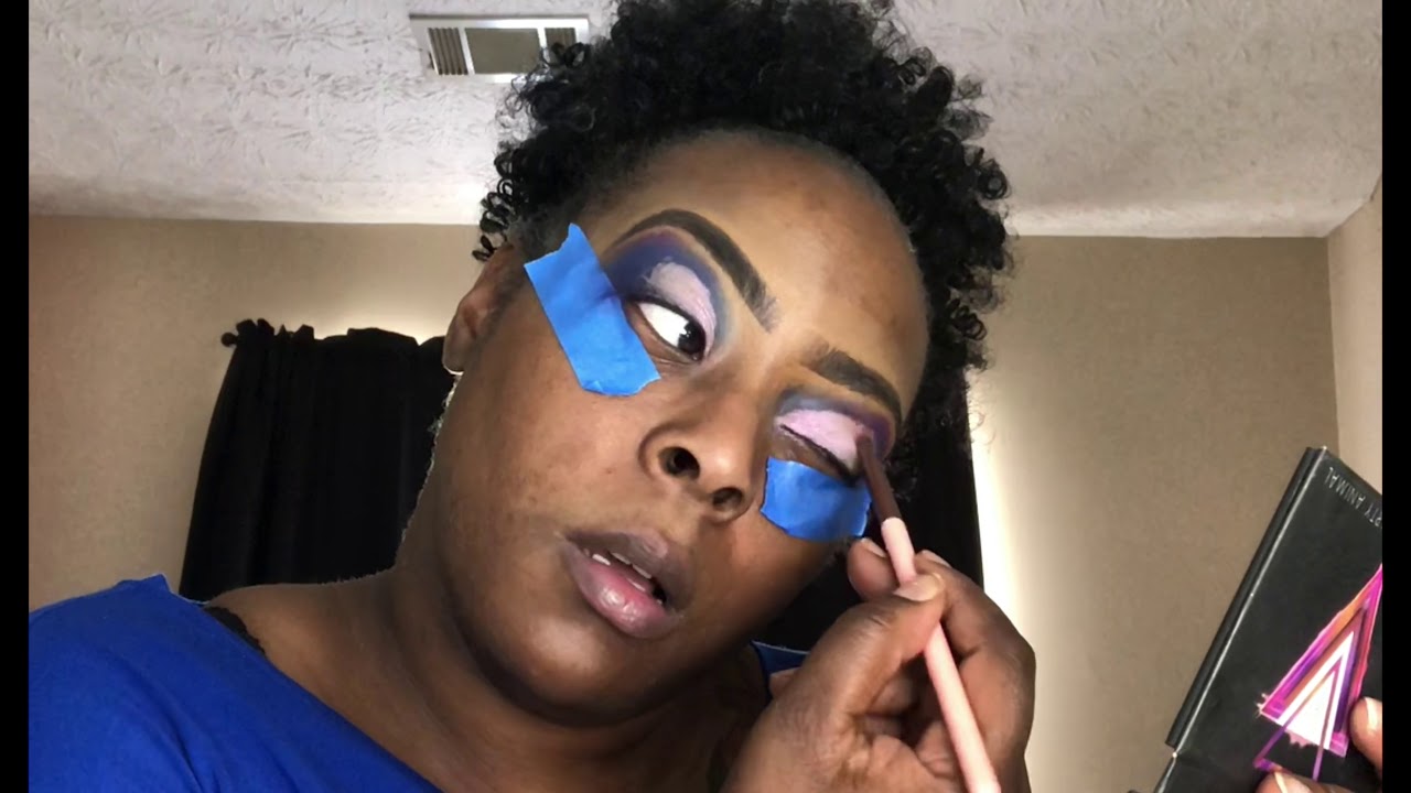 Explosion Blue Makeup - YouTube