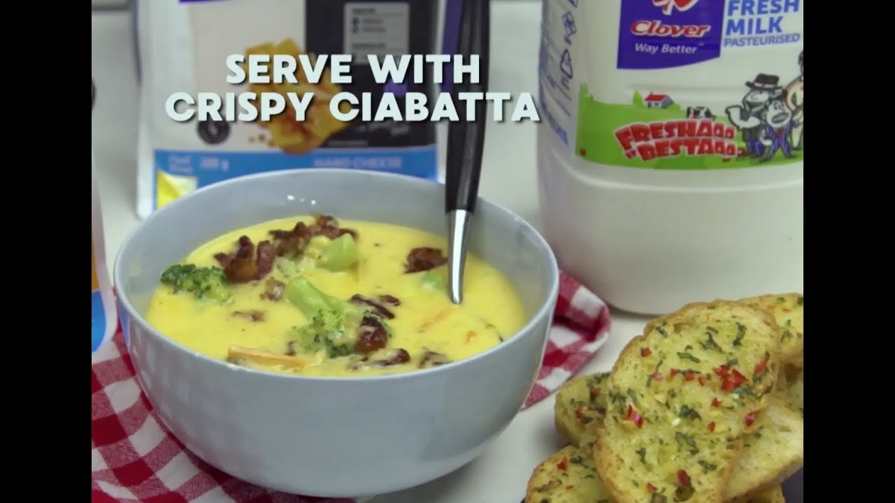 Clover Cheezy Broccoli soup | Afternoon Express | 22 March 2019 - YouTube