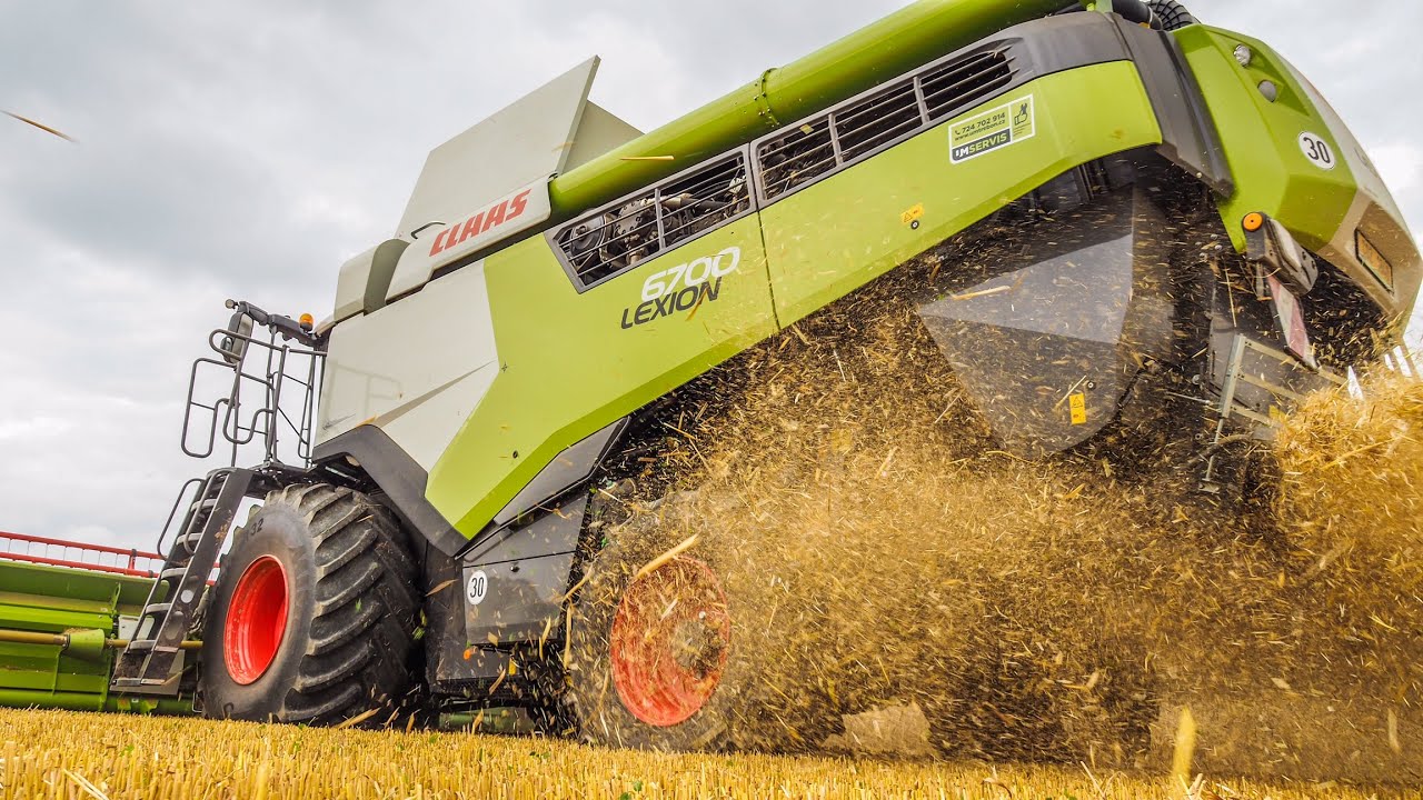 New Claas Lexion 6700 in Action | Harvest 2021 - YouTube