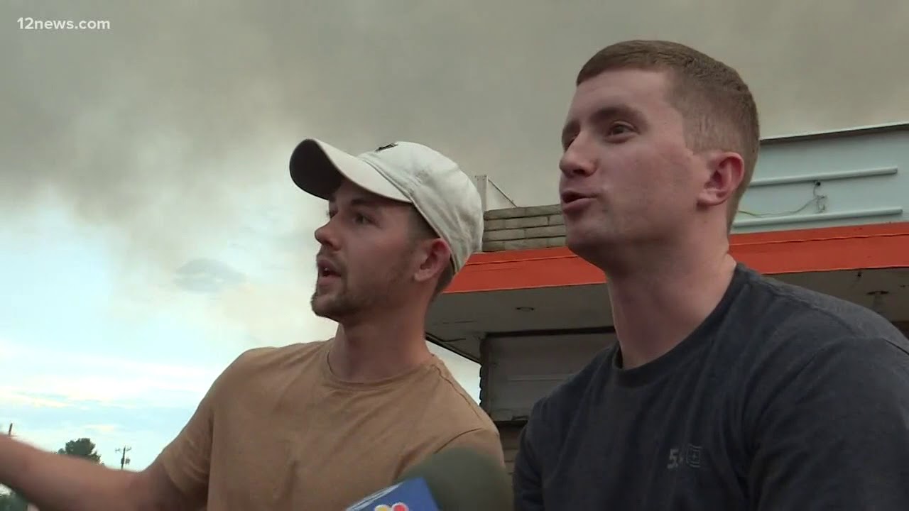 Safeway fire in North Phoenix - YouTube