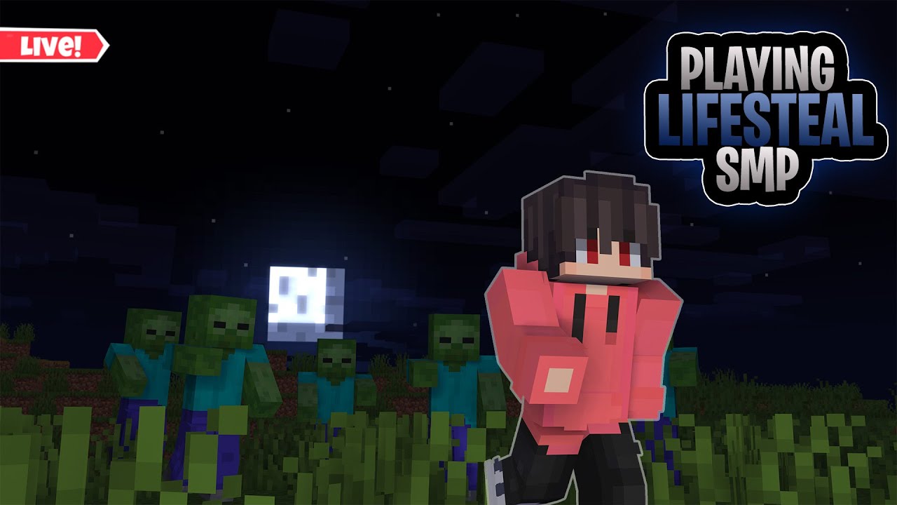 Minecraft live! | PLAYING PVP SERVER | LIFESTEAL SMP |JAVA+PE | #virel #minecraft #pvp # ...