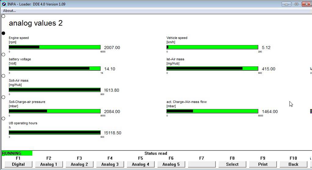 inpa e39 2.5d. Bad turbo presure, bad maf sensor - YouTube