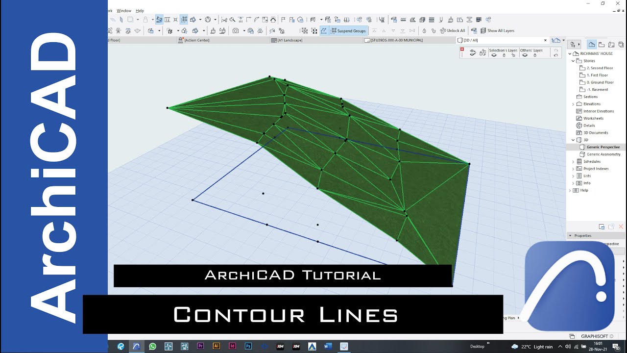 How To Create Contour Lines In ArchiCAD YouTube How To Create Contour Lines In ArchiCAD YouTube