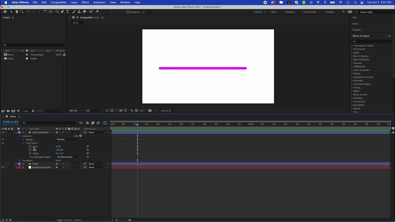 After Effects Tutorial: Trim Paths - YouTube