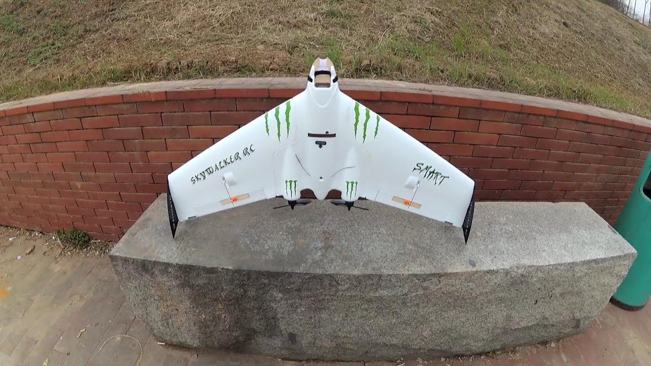 Skywalker Smart Dual Rotor FPV Wing Maiden Test Flight - YouTube