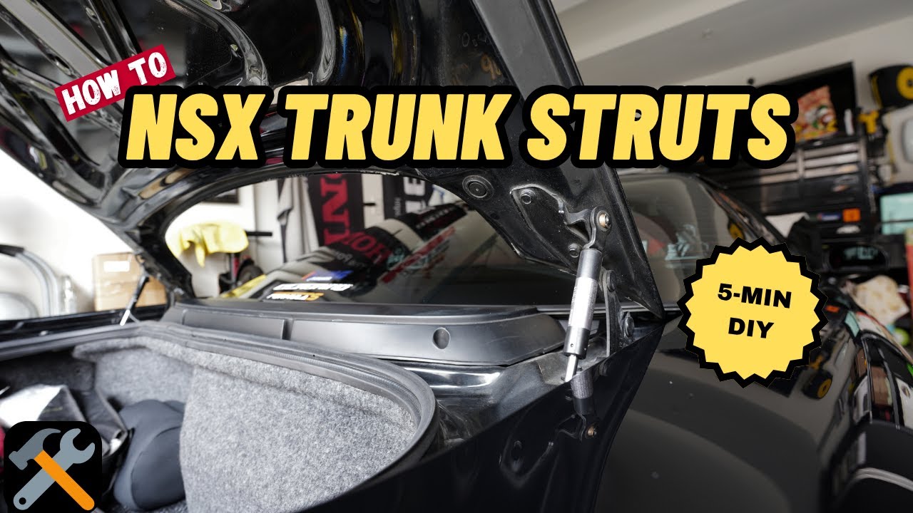 How to: NSX Trunk Struts | 1991-2005 (Beginner friendly!) - YouTube