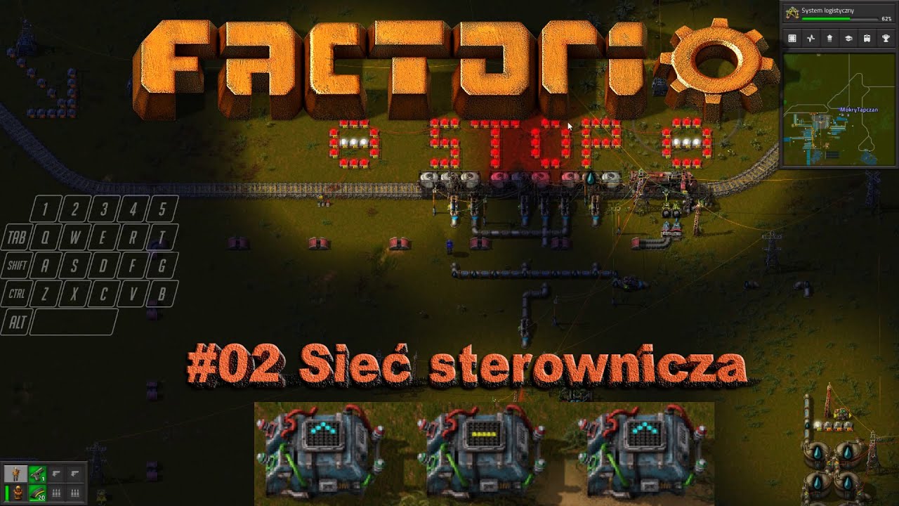 Poradnik z Factorio - Sieć sterownicza #02 - YouTube