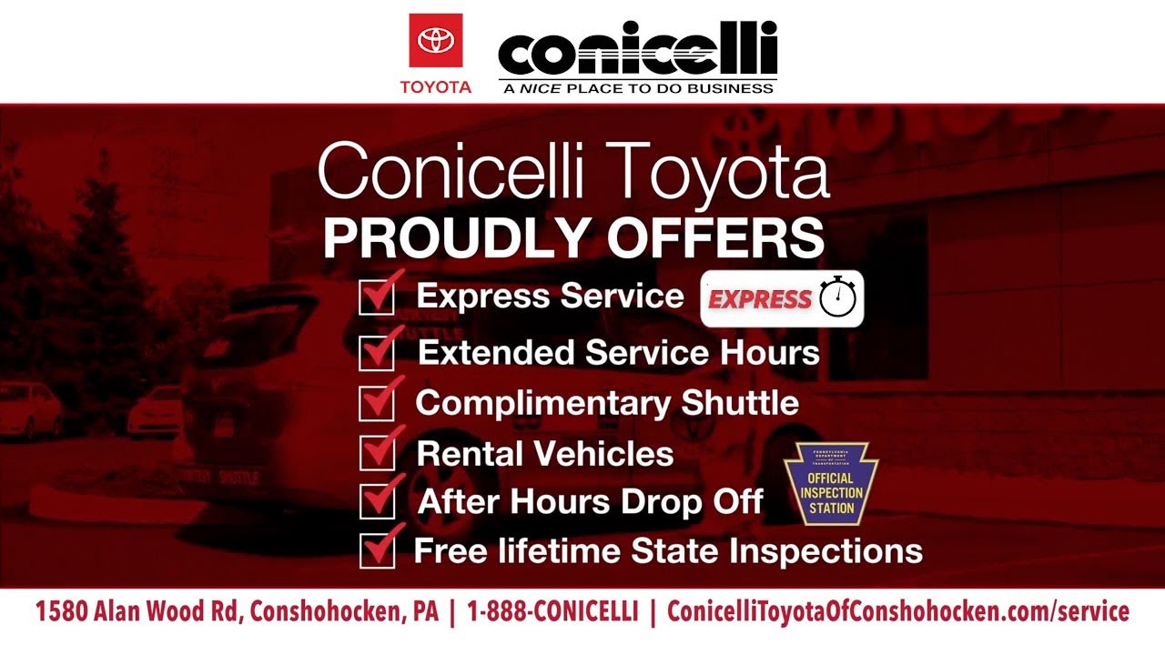 Conicelli Toyota Service Overview! - YouTube