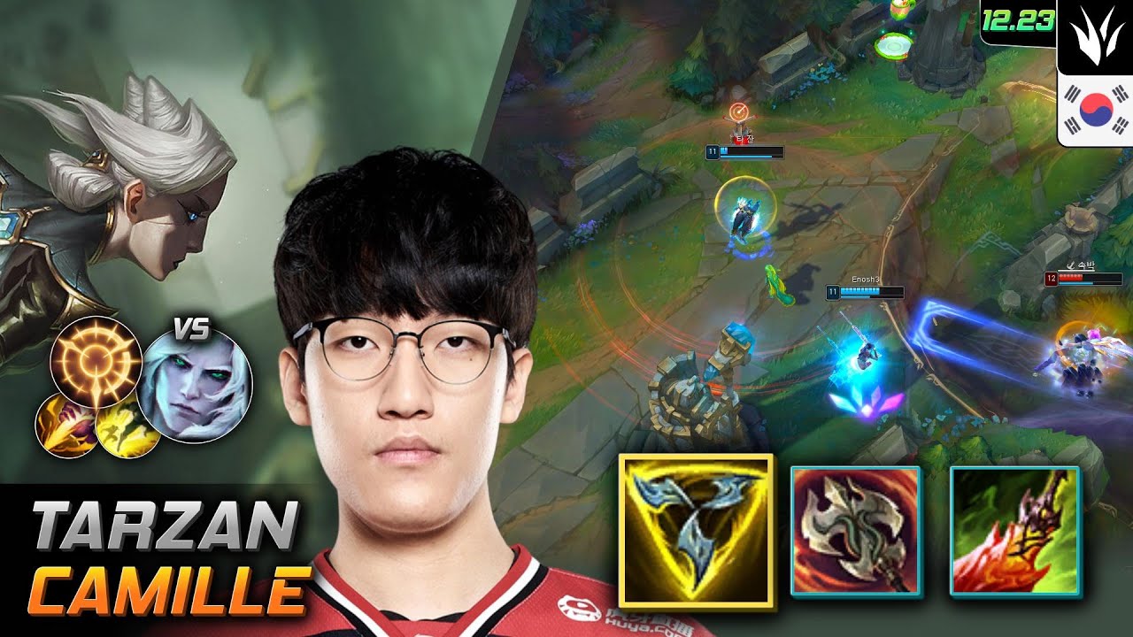 Tarzan Jungle Camille Build Trinity Force Press the Attack - LOL KR 12. ...