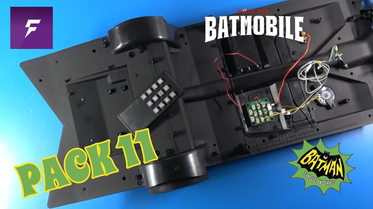 Build the Batmobile - Phases 51, 52, 53, 54, 55, and 56 By FanHome ...