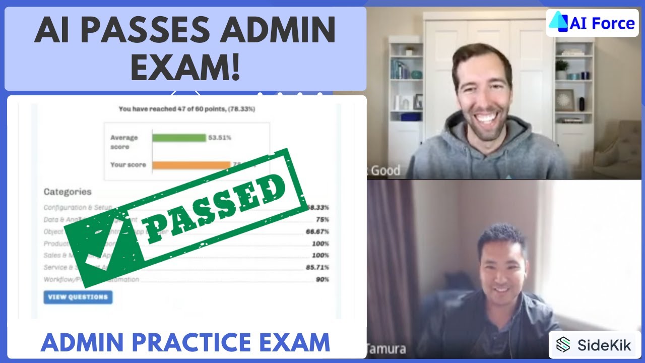 AI Passes a Salesforce Admin Practice Exam! 😲🤯 - YouTube