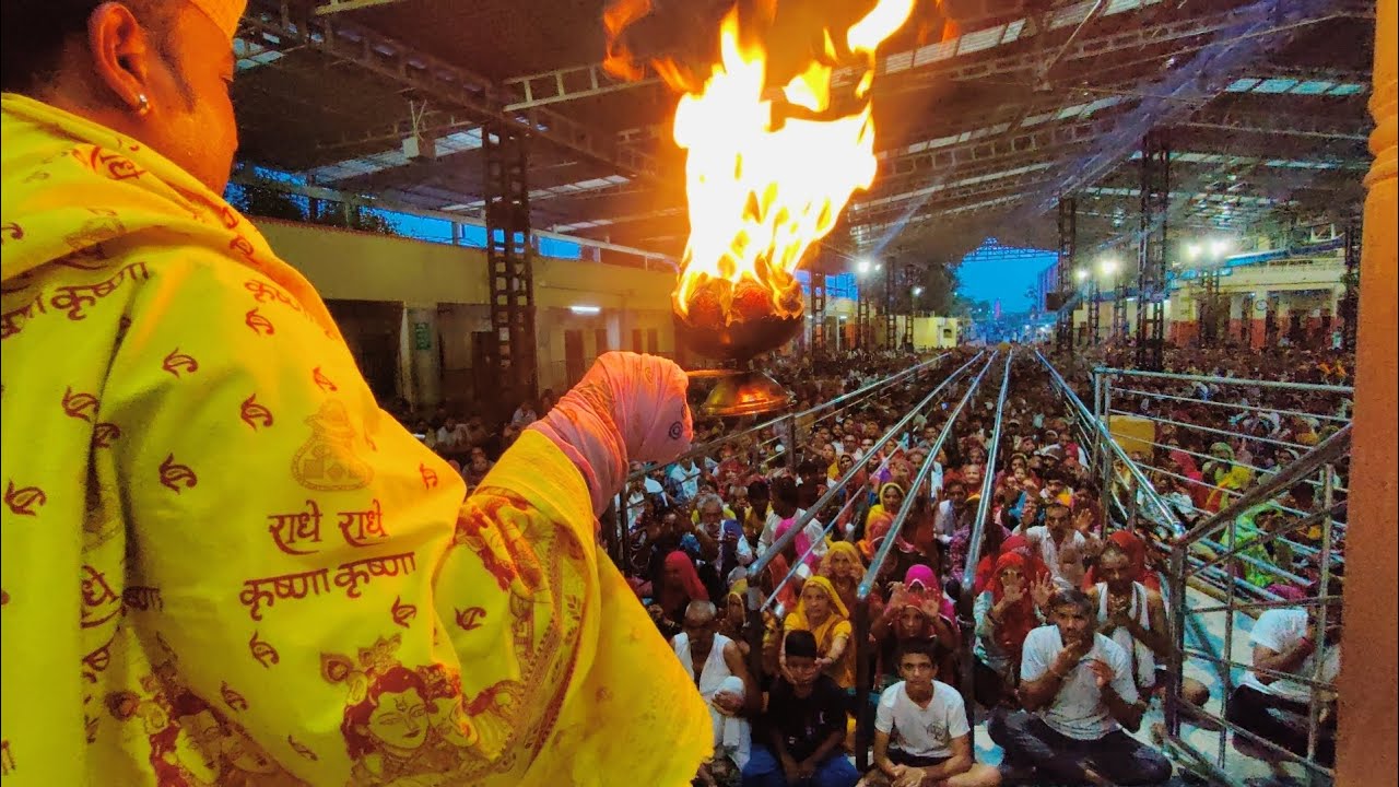 Live Aarti at Butati Dham Paralysis Treatment No doctor only holi ...