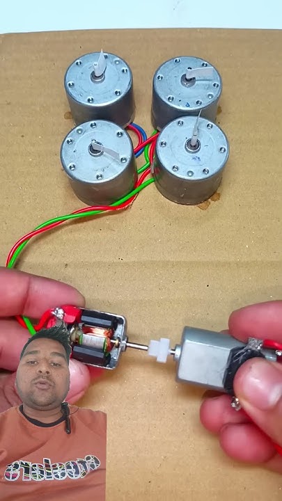 open circuit dynamo _ DC motor#dcmotor #tech #diyproject #diy #shorts # ...