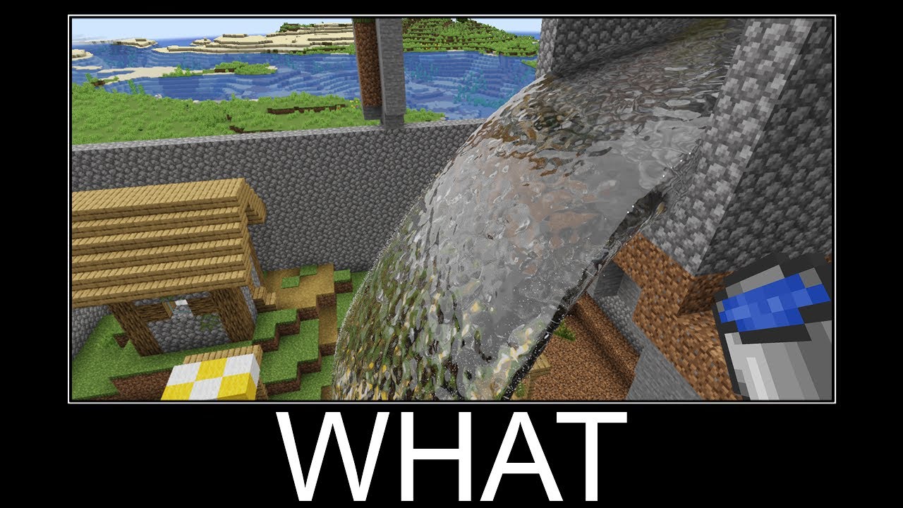 Minecraft realistic wait what meme, Lava, Water, Slime #86 - YouTube