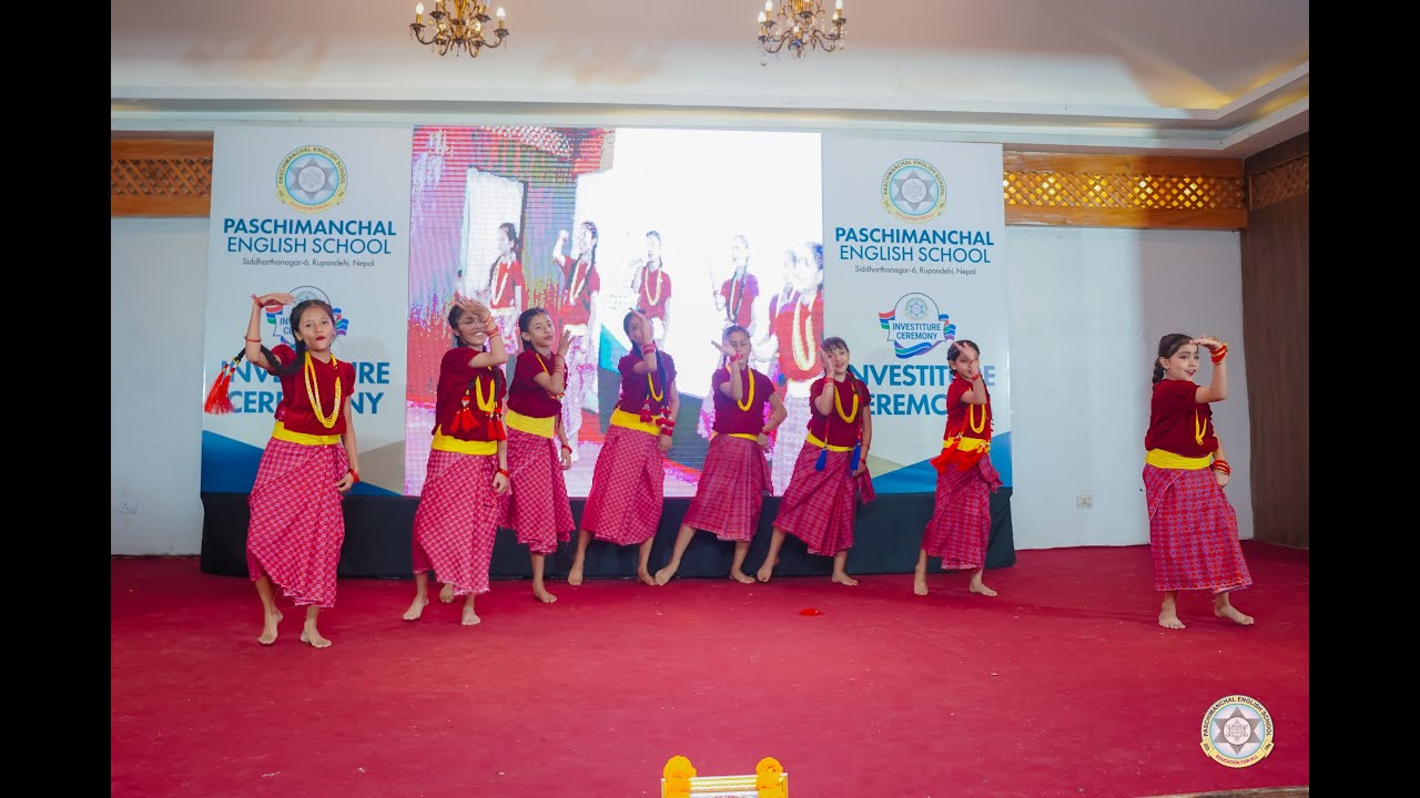Chitko Sari Makhmali Choli Dance | Investiture Ceremony 2025 ...