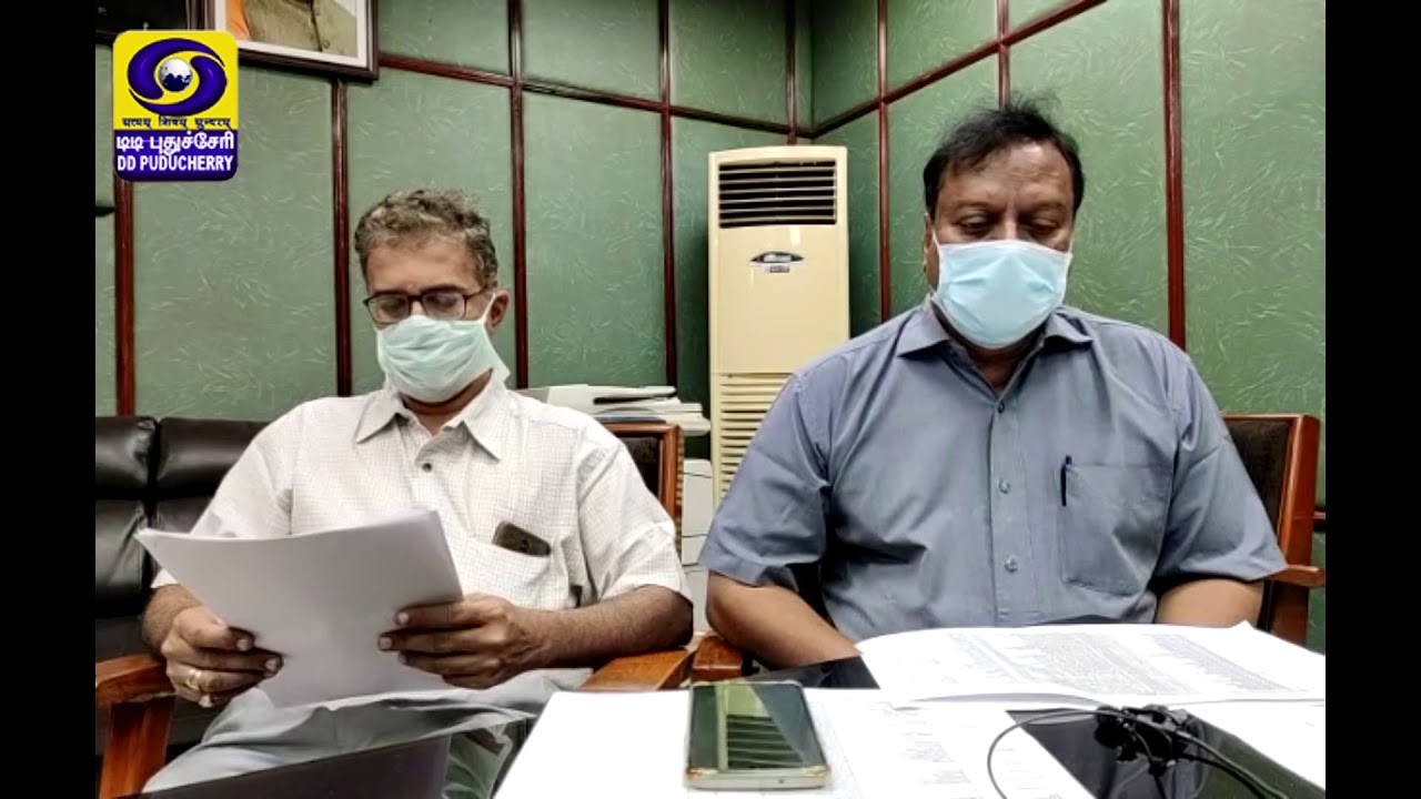 Press meet by Health Director Dr. S. Mohan Kumar on COVID -19 Updates ...
