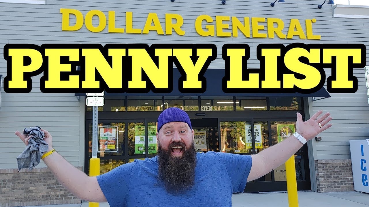 Dollar General Penny Shopping List 4/27 How To Penny Shop - YouTube