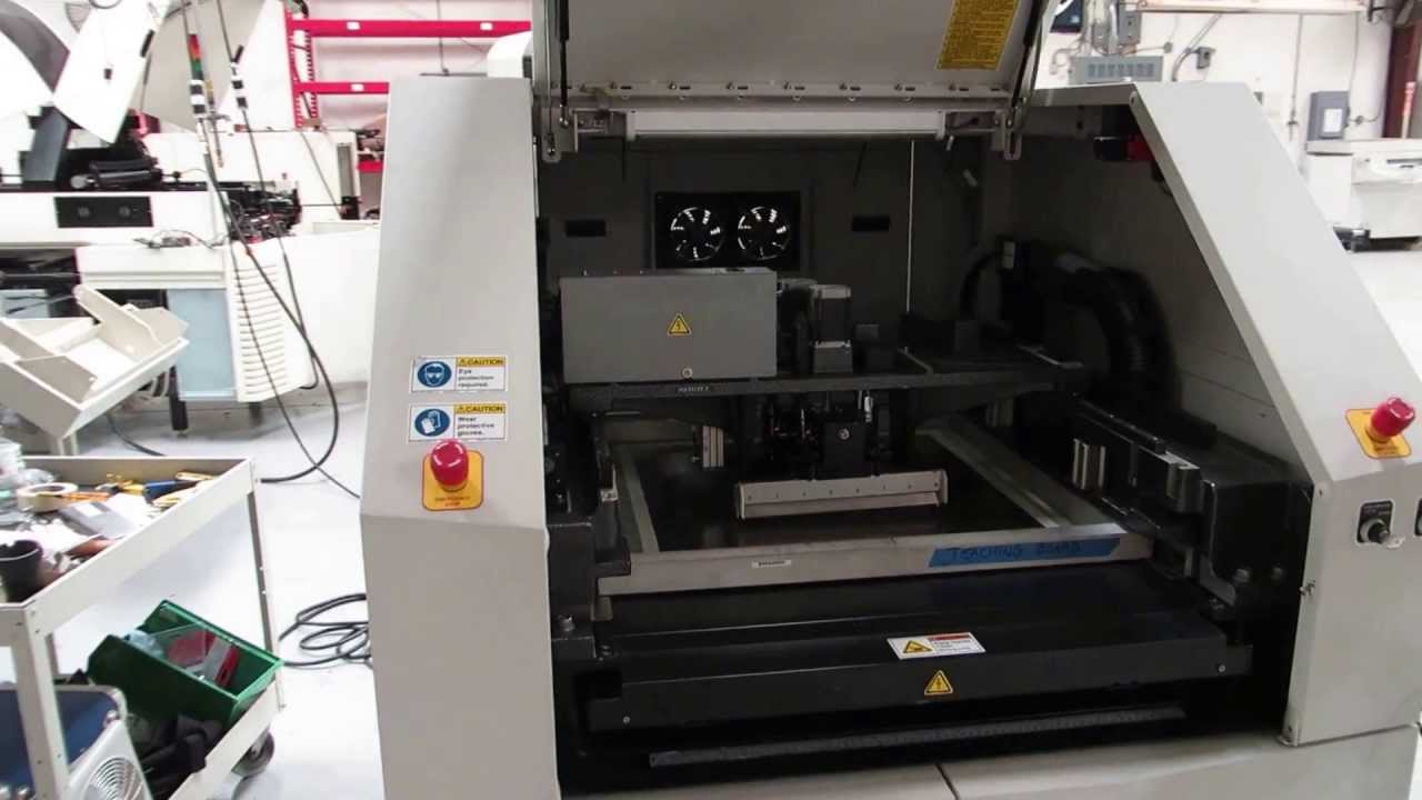 Speedline MPM Momentum Screen Printer - YouTube