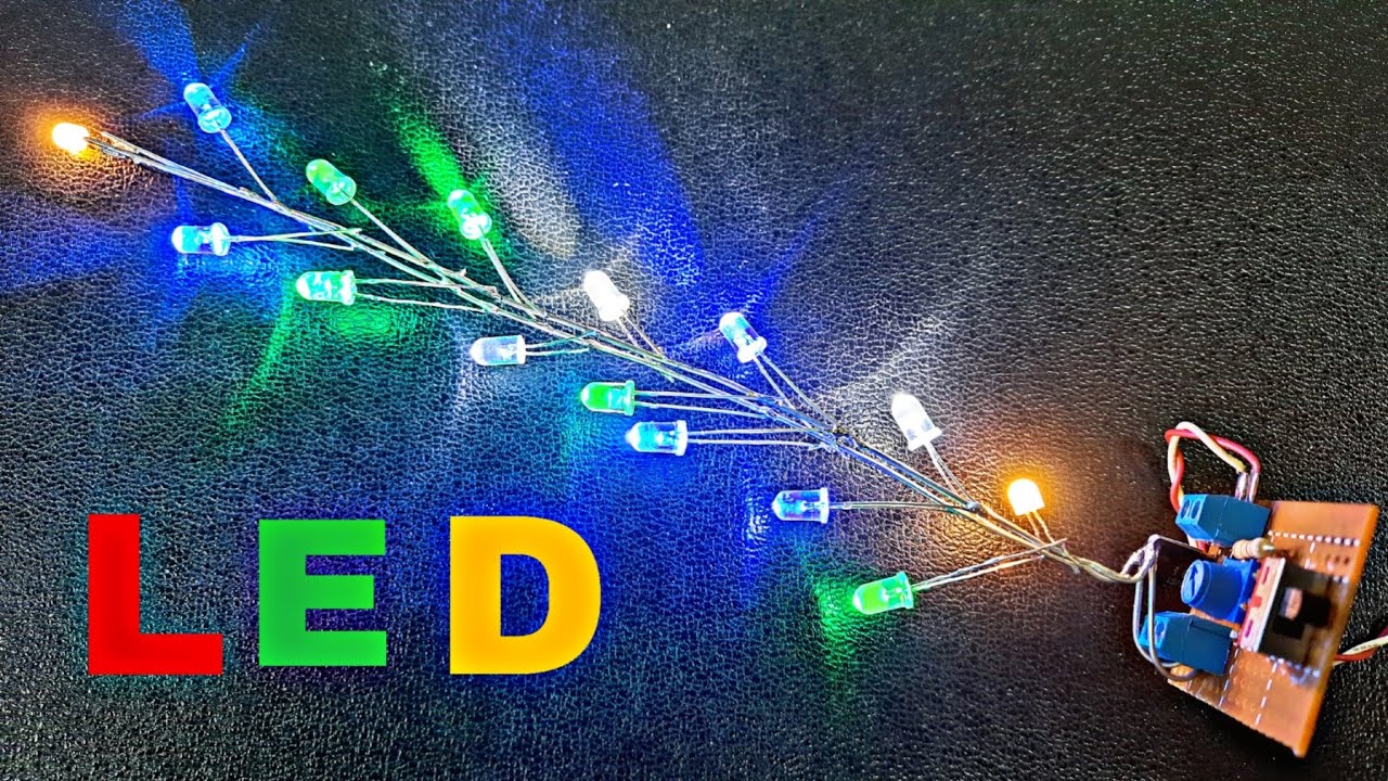 How to make a Simple Decorative LED Tree with Pulse Width Modulator ...