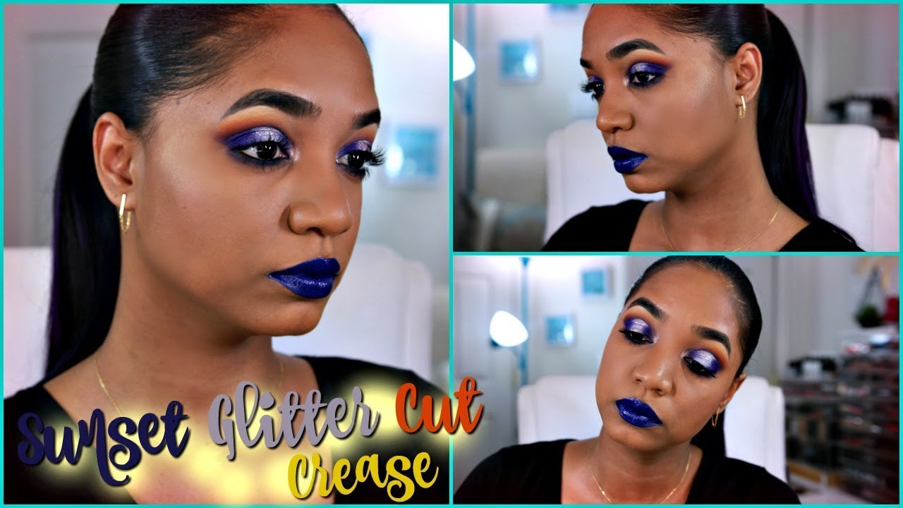 MAKEUP TUTORIAL ☀ Sunset Center Cut Crease ☀ DETAILED TALK THRU ...