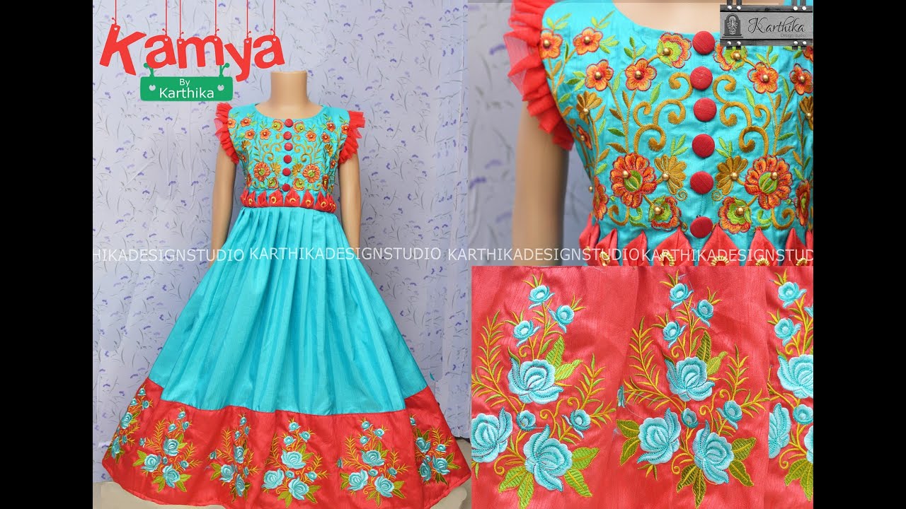 Party wear frock - Kamya by karthika @karthikadesignstudio whatsapp at ...