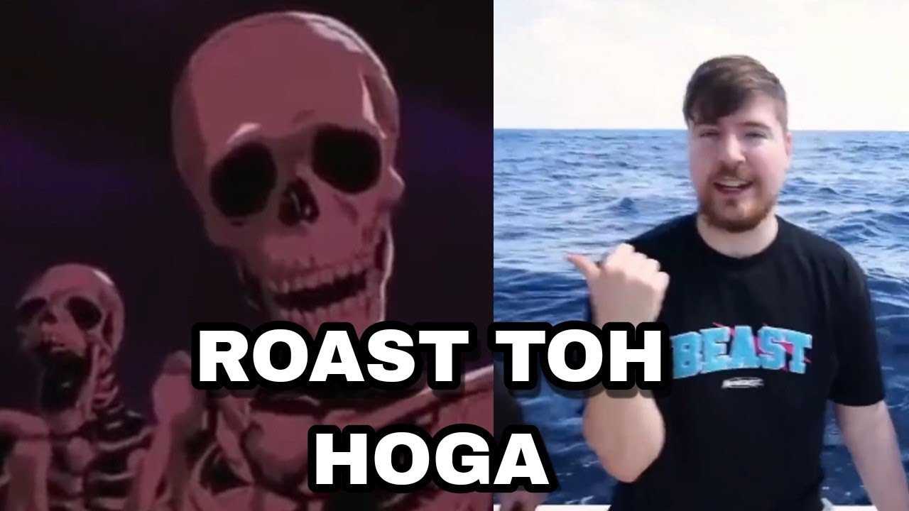 Skeleton Roasting @MrBeast - YouTube