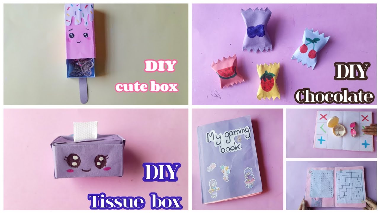 DIY cute gift idea with paper / easy crafts tutorial / cute idea - YouTube