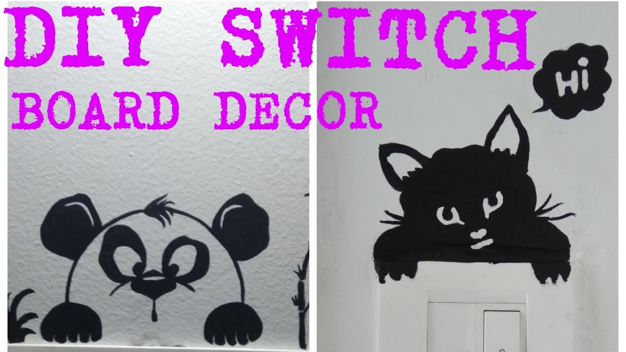 EASY DIY SWITCHBOARD DECOR - YouTube