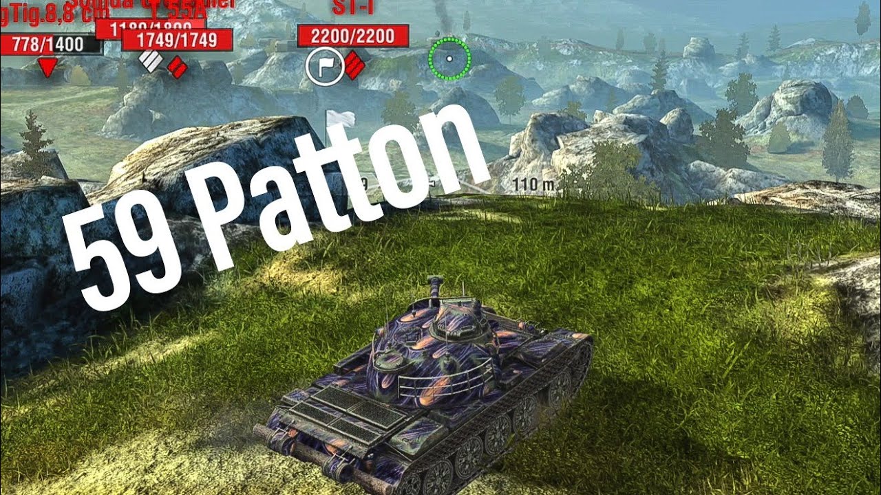 59 Patton. Usefull for what? | Wotblitz - YouTube