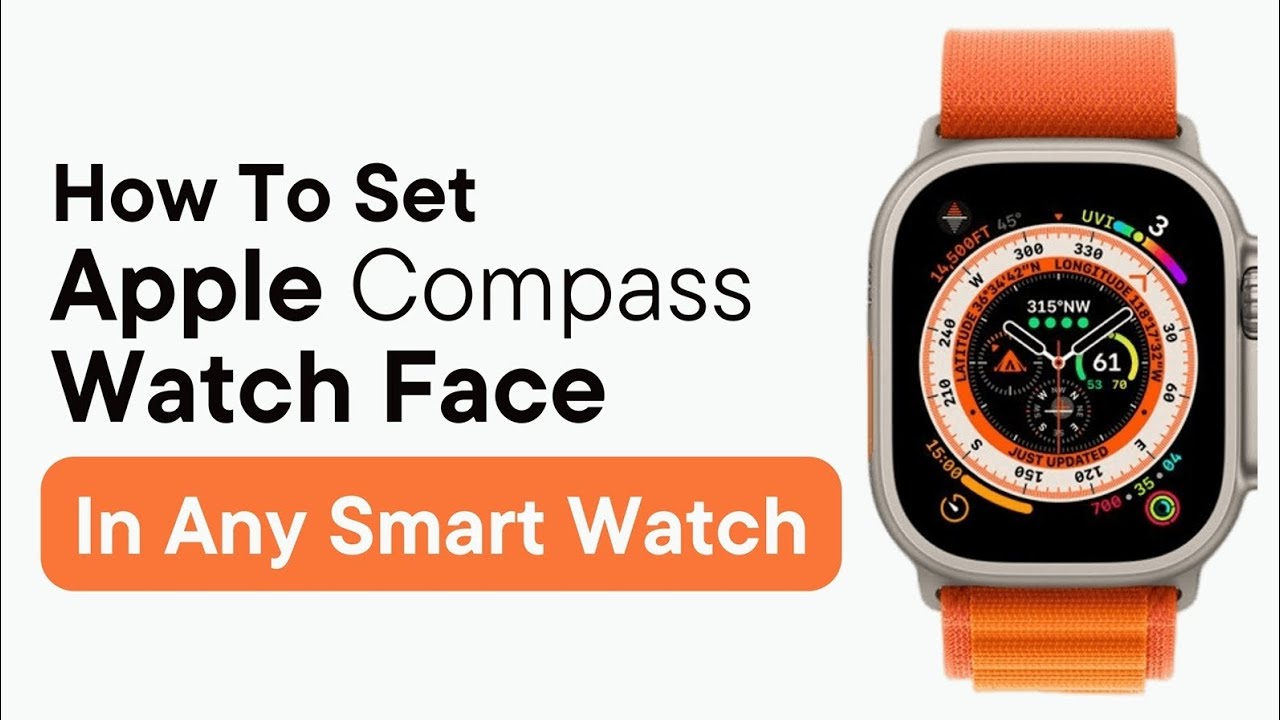How to set Apple compass watch face in any smart watch. #applewatch # ...