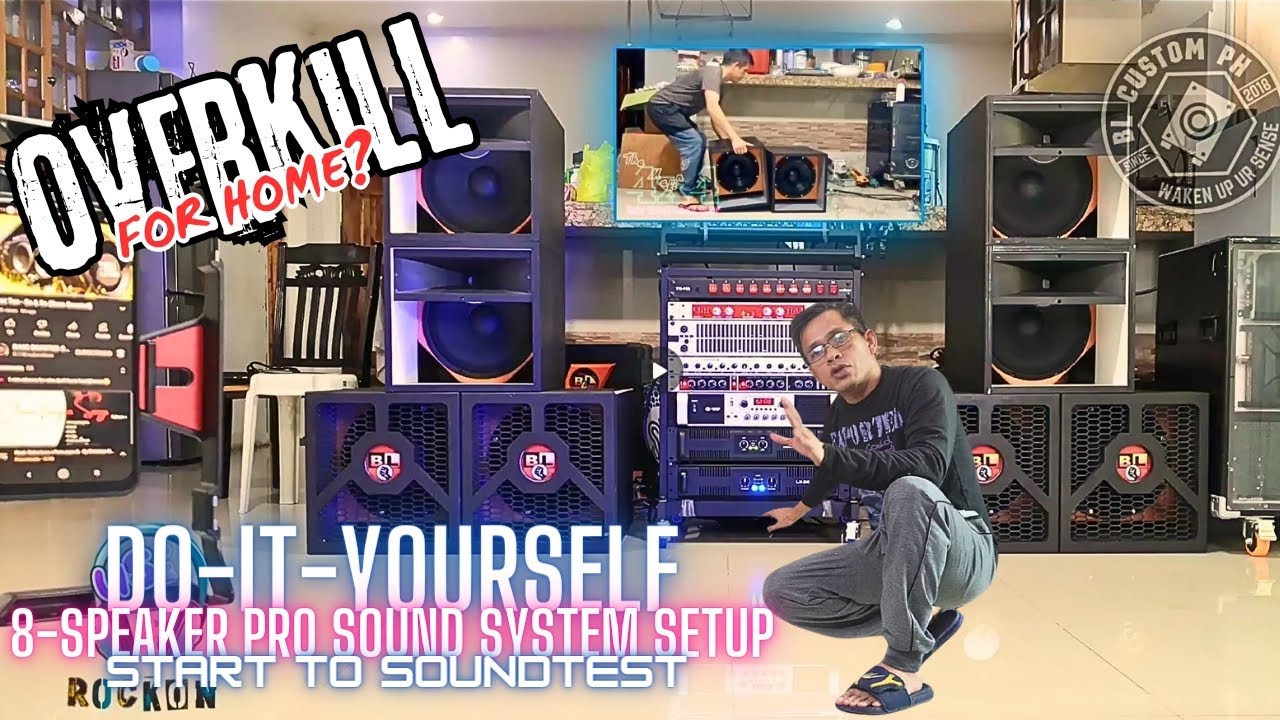 OVERKILL ??? I 8 Custom Loud DIY Speaker Enclosure Box + 3 amps I PRO ...
