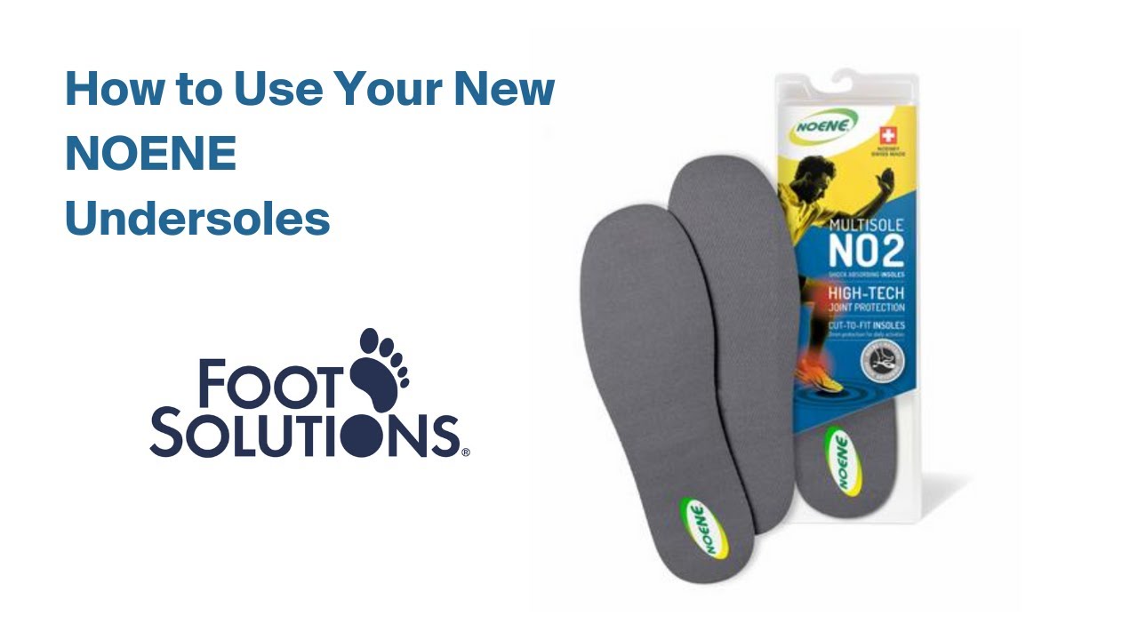 How to Use NOENE Undersoles - YouTube