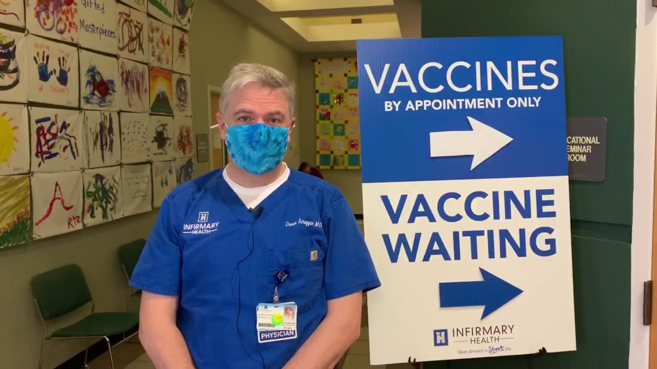 Dr. Daren Scroggie receives first dose of coronavirus vaccine in ...