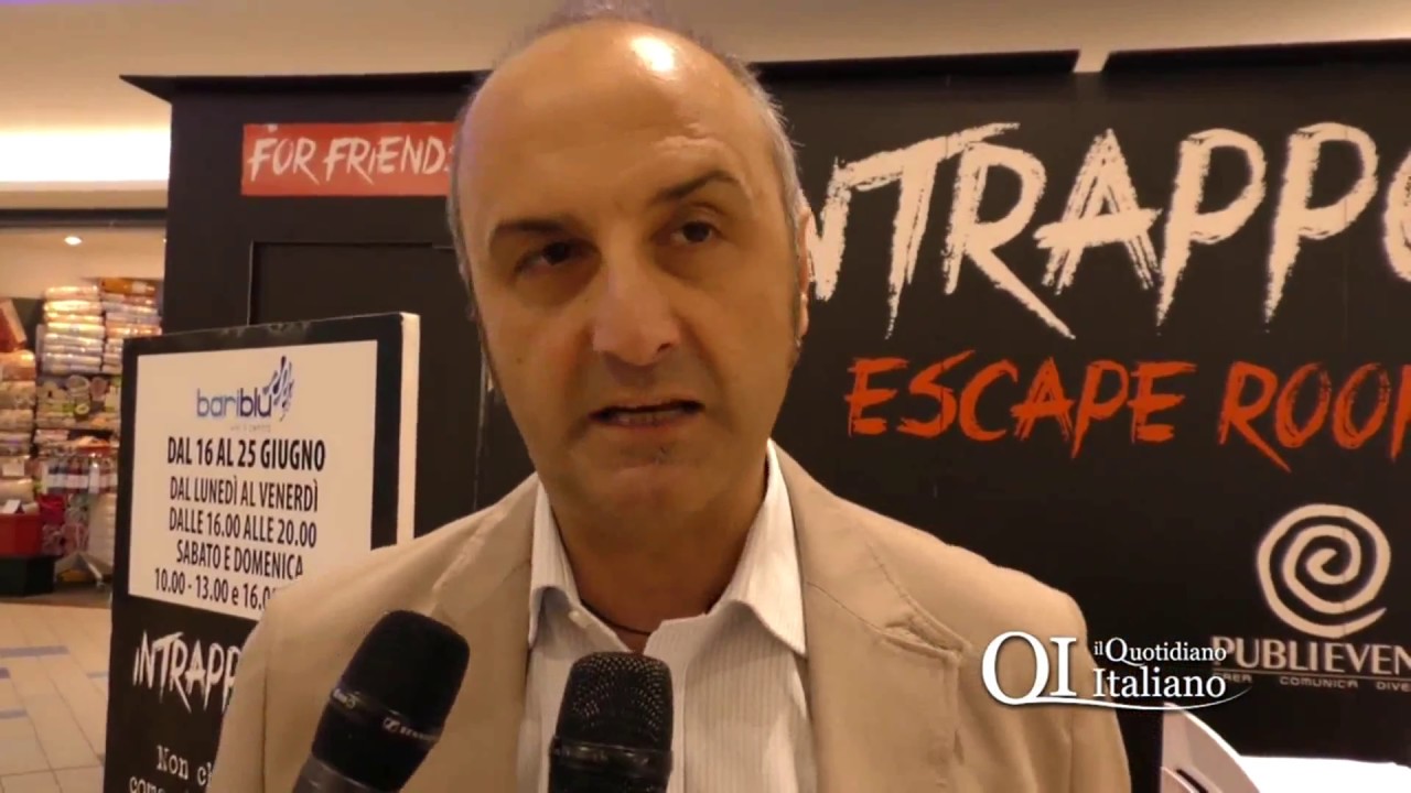 TG QUOTIDIANO ITALIANO Escape room gratuita al centro commerciale ...